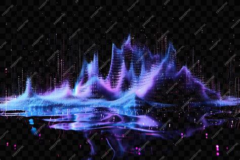 Premium Psd Digital Noise Glitch With Binary Code And Fractal Patterns F Texture Effect Fx