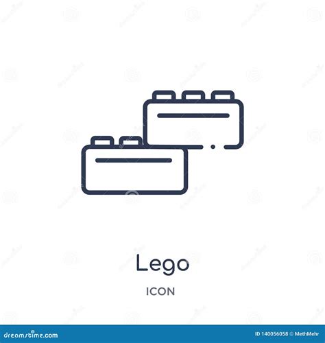 Linear Lego Icon From Entertainment And Arcade Outline Collection Thin