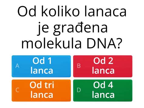 Molekula Dna Quiz