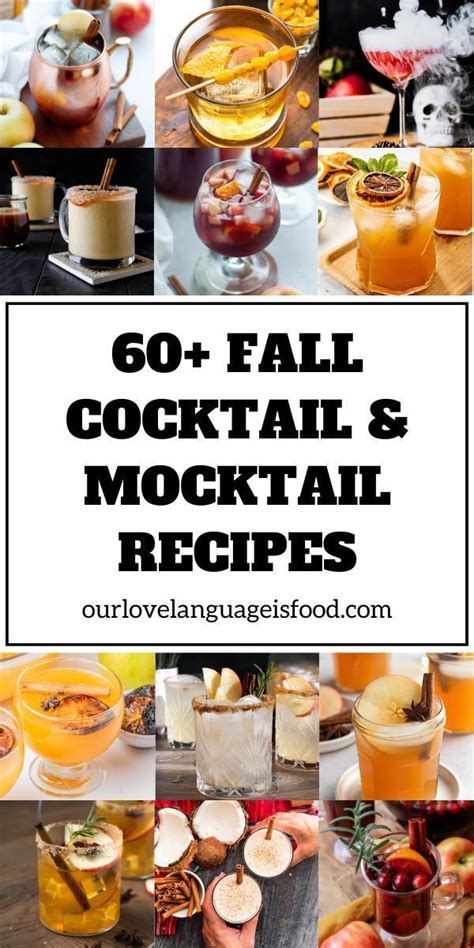 60 Must Try Fall Cocktails And Mocktails In 2024 Fall Cocktails