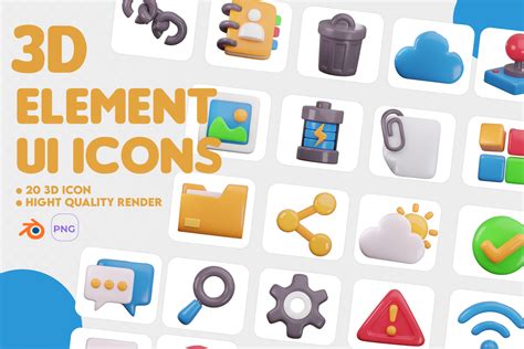 Premium Ui Element 3d Illustration Pack From User Interface 3d