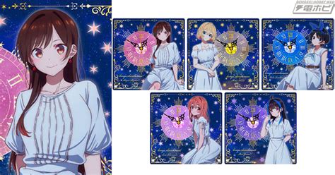 『彼女、お借りします』のヒロイン別アクリル置時計5種がキャラアニにて予約受付中！水原千鶴、七海麻美、更科瑠夏、桜沢墨、八重森みにの白いドレス姿