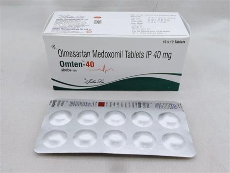 Omten Tablets Olmesartan Medoxomil Tablet Packaging Type Alu Alu Pack