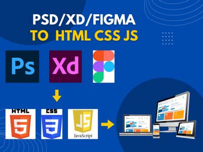 PSD XD Figma To HTML CSS JS Responsive Design Upwork