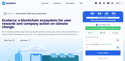 Crypto’s Best Green Project Ecoterra to End Presale in Under 5 Hours ...