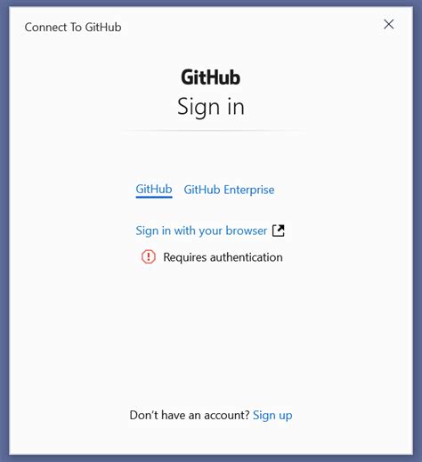 Unable To Connect To Github From Vs2019 · Issue 2550 · Github