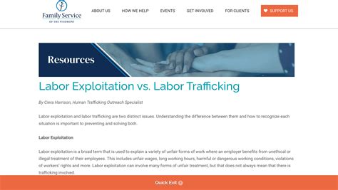 Human Trafficking Labor Exploitation
