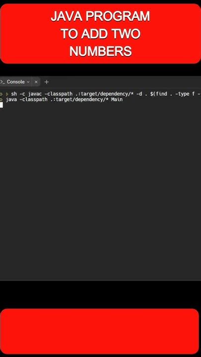 Java Program To Add Two Numbersshorts Coding Java Javascript
