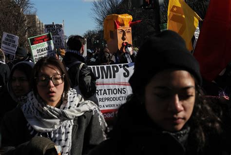 In Pictures Anti Trump Inauguration Protests January 20 2025 Reuters