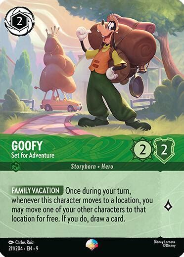 Goofy Set For Adventure Epic Fabled Disney Lorcana