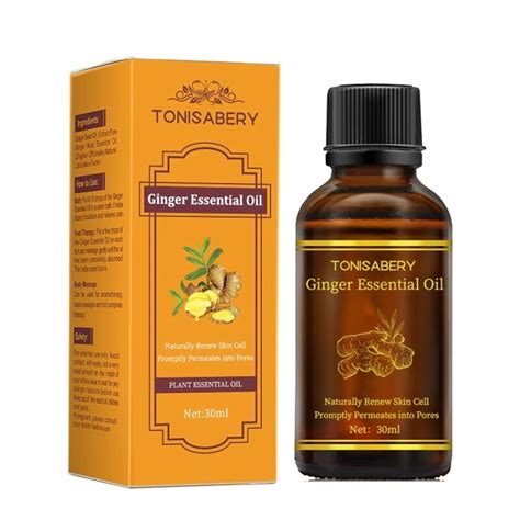 Ginger Massage Oil Sensual Body Oil For Massage Therapy Muscle
