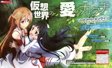 Asuna And Yui Sword Art Online And 1 More Drawn By Kawakamitetsuya