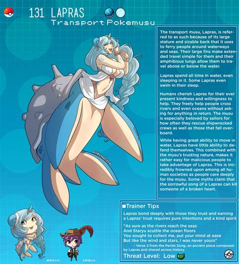 Lapras And Terrance Rainer Pokemon Drawn By Kinkymation Danbooru