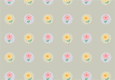 빈티지 점선 꽃 패턴 Eps Uidownload