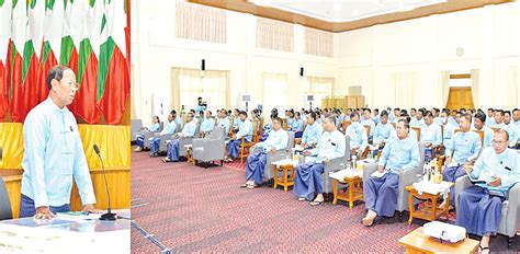 အဂတိလိုက်စားမှုတိုက်ဖျက်ရေးကော်မရှင်ရုံး အရာထမ်းများ၏ ပြည်ပသင်တန်း အတွေ့အကြုံ ရှင်းလင်းပွဲကျင်းပ