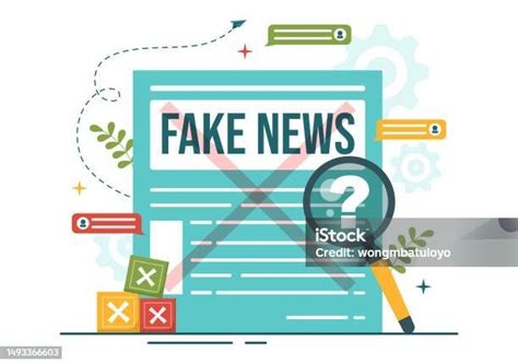 철저한 확인을 위해 신화 대 사실 뉴스가 있는 사실 확인 벡터 일러스트레이션 또는 평면 만화 손으로 그린 랜딩 페이지 템플릿의