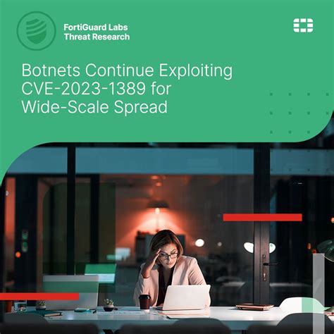 Fortiguard Labs On Linkedin Botnets Continue Exploiting Cve 2023 1389 For Wide Scale Spread