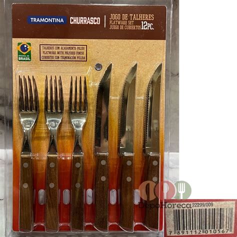 Jual TRAMONTINA Set Pisau Garpu Knife Fork Steak Traditional Pcs Shopee Indonesia