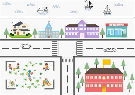 Simple School Map For Easy Navigation
