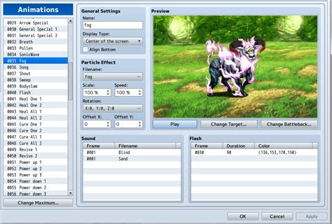 Fog Animation Doesn T Display In The Correct Position RPG Maker Forums