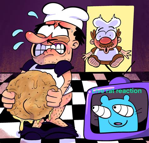 Rule 34 Blush Brick The Rat Bulge Cartoony Caught Caught In The Act