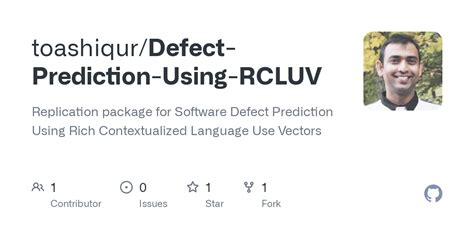 github toashiqur defect prediction using rcluv replication package