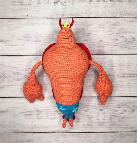 Larry The Lobster Crochet Spongebob Spongebob Plush Toy Etsy