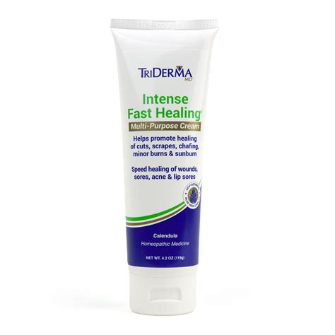 TriDerma Intense Fast Healing Multi Purpose Cream 4 2 Oz 818926010238