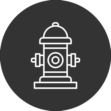 Fire Hydrant Line Inverted Icon Vector Art At Vecteezy