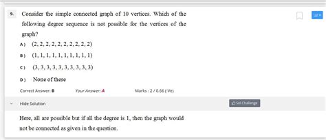 Graph Theory Degree Sequence Of Graph
