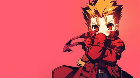 Vash The Stampede Chibi Trigun Desktop Wallpaper 4k Wallpaper