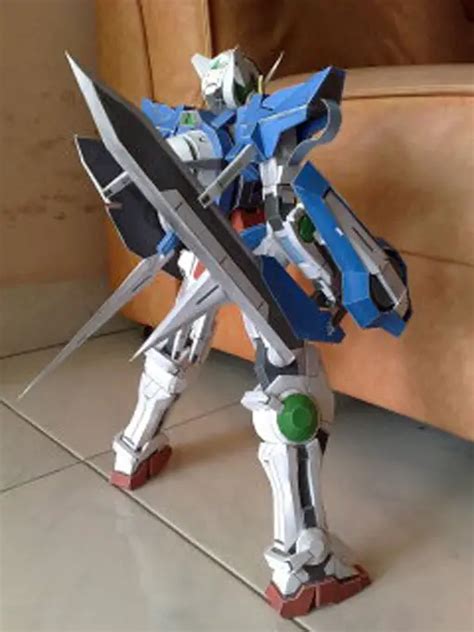 gundam exia full attribute papercraft