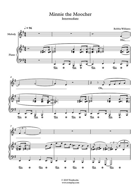 Piano Sheet Music The Blues Brothers Minnie The Moocher Intermediate Level With Orchestra
