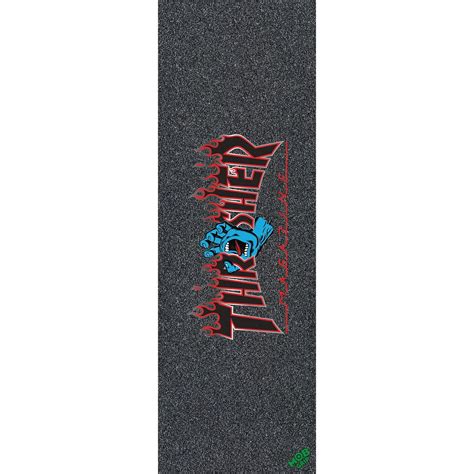Thrasher X Santa Cruz Screaming Flame Logo Griptape 11 X 33 Attic
