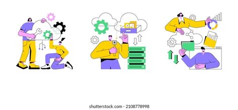Cloud Based Computing Abstract Concept Vector Illustration Stock Vector Royalty Free