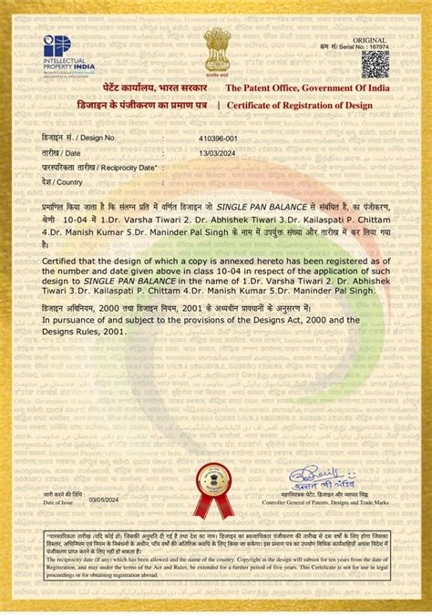 Dr Abhishek Tiwari On Linkedin 04 Designs Accepted