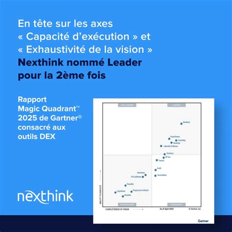 Magic Quadrant 2025 De Gartner Nexthink