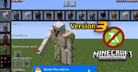 Morph Mod Minecraft Pe