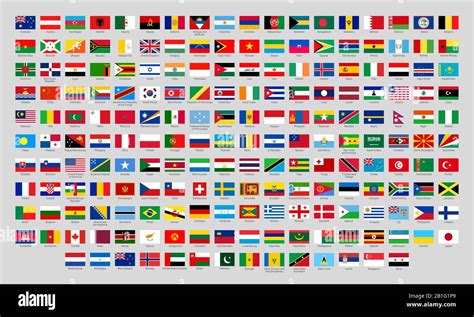 North American Flags With Names