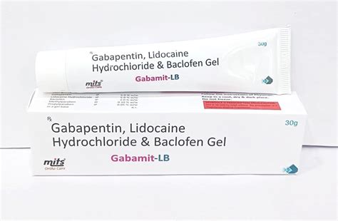 Gabapentin Lidocaine Hydrochloride And Baclofen Gel At Rs 280tube In Panchkula
