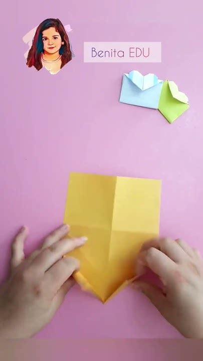 اریگامی پاکت قلبی 💙 Youtube