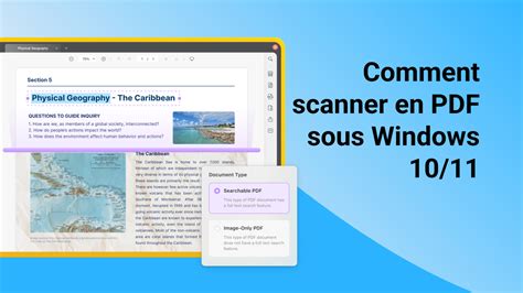 comment scanner en pdf sous windows 10 11 updf