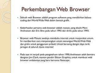 Perkembangan teknologi web browser | PPT
