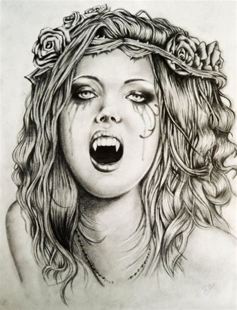 Gezichten Inspirations Dibujos Vampiros Mandalas