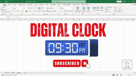 Digital Clock In Excel YouTube