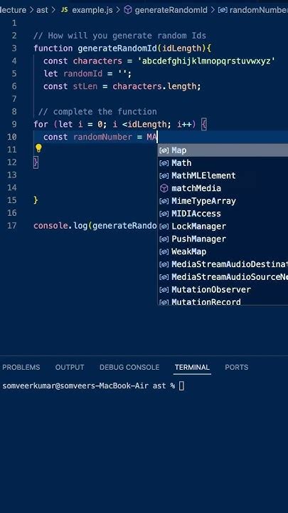 How To Generate Random Id Javascript Interview Problem Asked In