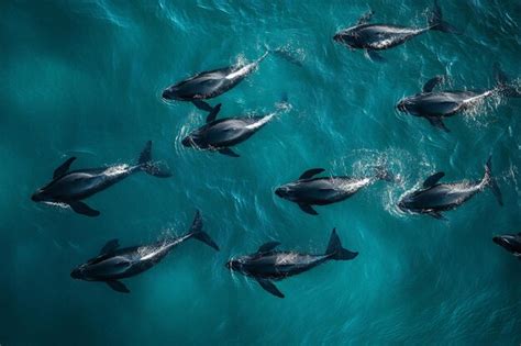 Documenting Seasonal Migration Patterns Of Marine Generative Ai Premium Ai Generated Image