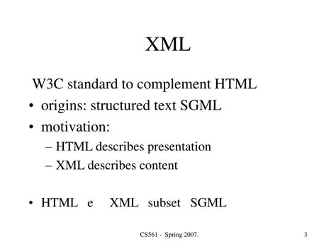 Ppt Xml Xml Schema Xpath And Xquery Query Languages Powerpoint
