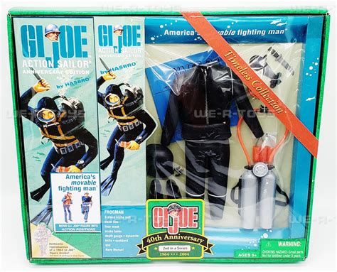 Gi Joe Action Sailor Figure And Frogman Set Hasbro 2003 80781 New We R