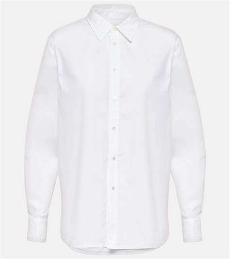 Raphael Cotton Poplin Shirt In White Nili Lotan Mytheresa